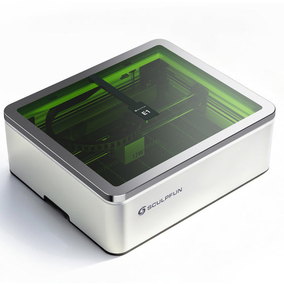 SCULPFUN E1 Macchina per Incisione e Taglio Laser Chiusa a Doppio Lase ...